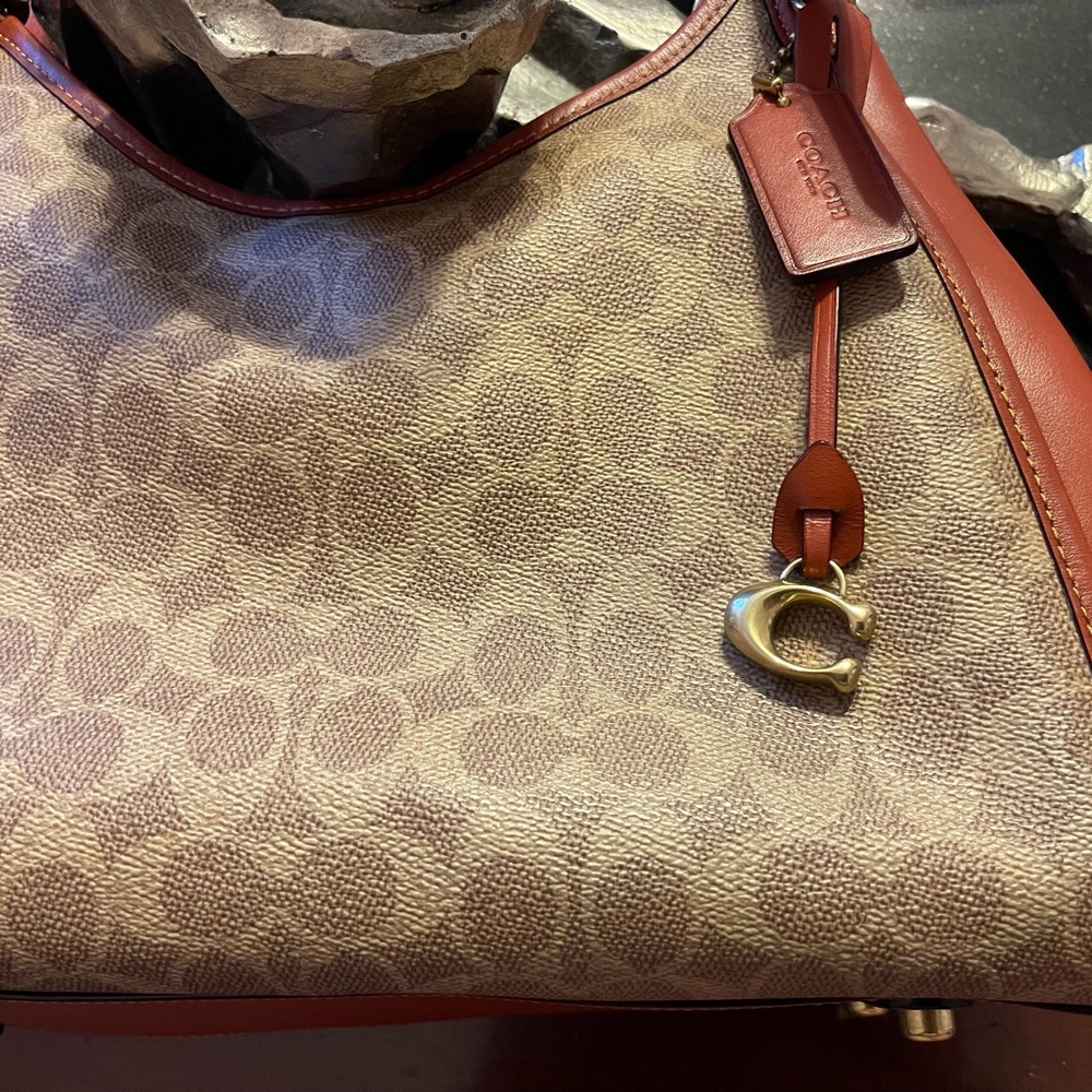 Coach Coated Canvas Signature Lori Shoulder Bag - Gem